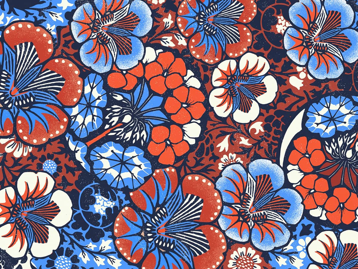 10 Motif Batik Bunga Terpopuler untuk Kain Printing